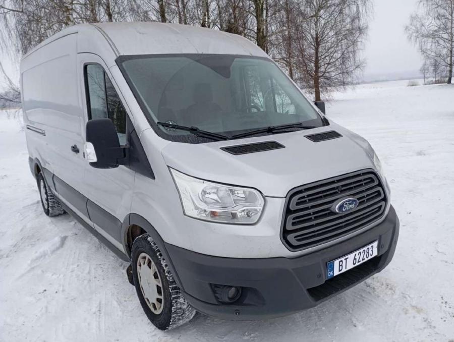 Grey Ford Transit 2018 in Jurbarkas, with an engine capacity of 2.00 L and mileage of 279 thousand km for 8977 €, photo 11 on AUTOMOTO.COM.LV