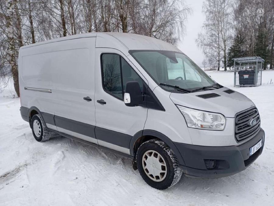Grey Ford Transit 2018 in Jurbarkas, with an engine capacity of 2.00 L and mileage of 279 thousand km for 8977 €, photo 13 on AUTOMOTO.COM.LV