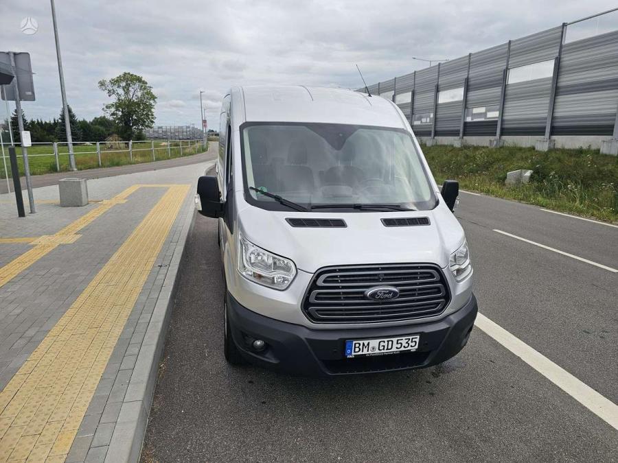 Grey Ford Transit 2019 in Marijampole, with an engine capacity of 2.00 L and mileage of 216 thousand km for 11800 €, photo 12 on AUTOMOTO.COM.LV