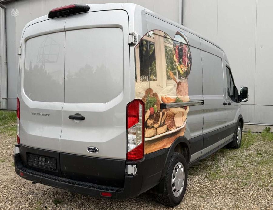 Grey Ford Transit 2020 in Kaunas, with an engine capacity of 2.00 L and mileage of 335 thousand km for 16819 €, photo 16 on AUTOMOTO.COM.LV