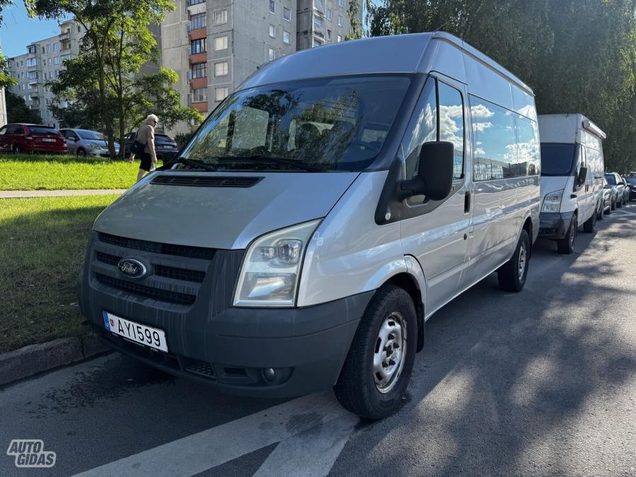 Grey Ford Transit 2009 in Kaunas, with an engine capacity of 2.20 L and mileage of 172 thousand km for 6950 €, photo 1 on AUTOMOTO.COM.LV