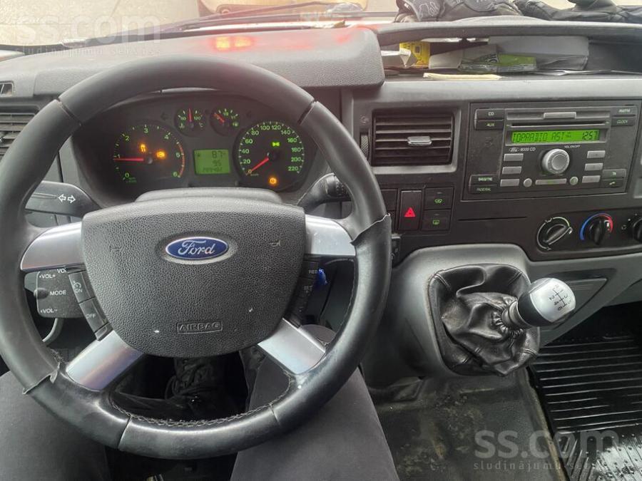 Grey Ford Transit 2010 in Riga, with an engine capacity of 2.20 L and mileage of 0 thousand km for 3200 €, photo 3 on AUTOMOTO.COM.LV