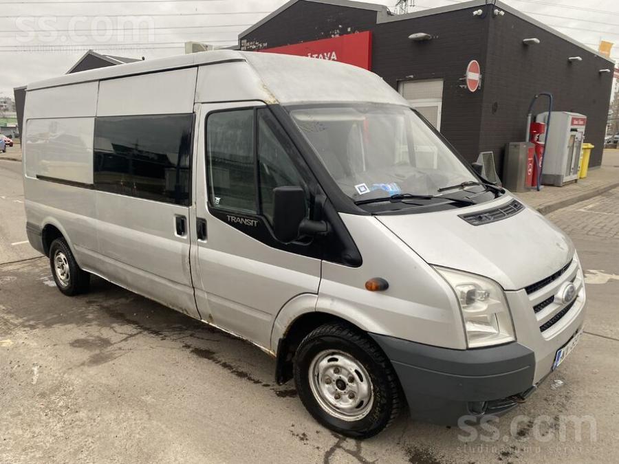 Grey Ford Transit 2010 in Riga, with an engine capacity of 2.20 L and mileage of 0 thousand km for 3200 €, photo 5 on AUTOMOTO.COM.LV