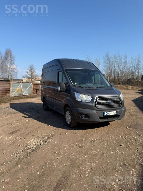 Grey Ford Transit 2014 in Daugavpils, with an engine capacity of 2.20 L and mileage of 381 thousand km for 5600 €, photo 1 on AUTOMOTO.COM.LV