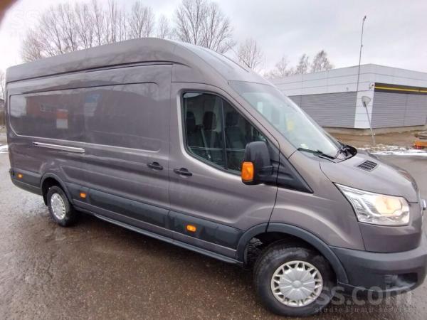 Grey Ford Transit 2015 in Riga, with an engine capacity of 2.20 L and mileage of 138 thousand km for 9500 €, photo 3 on AUTOMOTO.COM.LV