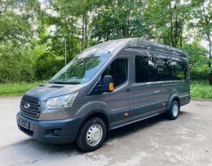 Grey Ford Transit 2016 in Riga, with an engine capacity of 2.20 L and mileage of 0 thousand km for 26900 €, photo 3 on AUTOMOTO.COM.LV