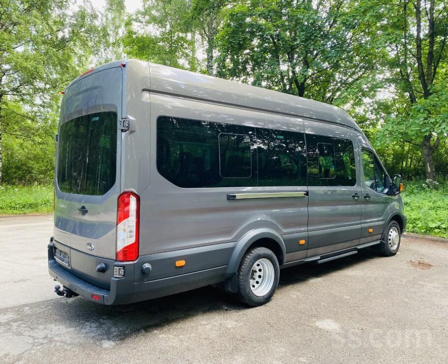 Grey Ford Transit 2016 in Riga, with an engine capacity of 2.20 L and mileage of 0 thousand km for 26900 €, photo 5 on AUTOMOTO.COM.LV