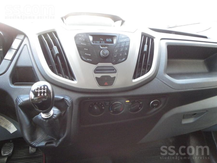 Grey Ford Transit 2017 in Valka, with an engine capacity of 2.00 L and mileage of 256 thousand km for 10600 €, photo 11 on AUTOMOTO.COM.LV