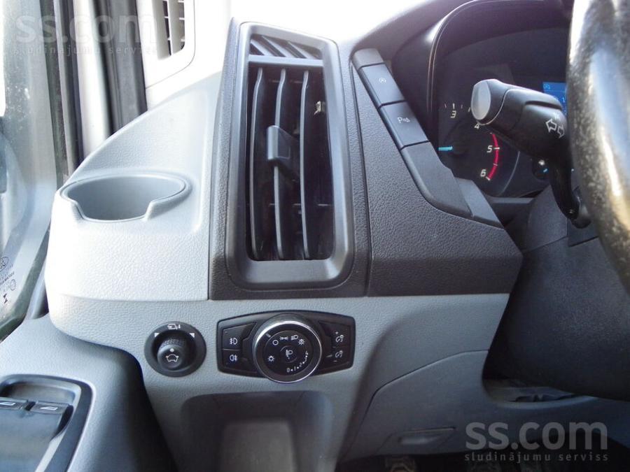 Grey Ford Transit 2017 in Valka, with an engine capacity of 2.00 L and mileage of 256 thousand km for 10600 €, photo 12 on AUTOMOTO.COM.LV