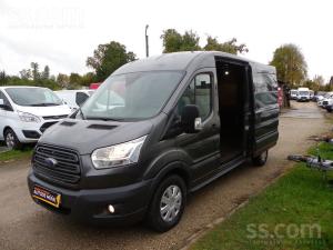Grey Ford Transit 2017 in Valka, with an engine capacity of 2.00 L and mileage of 262 thousand km for 8900 €, photo 1 on AUTOMOTO.COM.LV