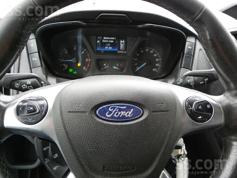 Grey Ford Transit 2017 in Valka, with an engine capacity of 2.00 L and mileage of 262 thousand km for 8900 €, photo 9 on AUTOMOTO.COM.LV