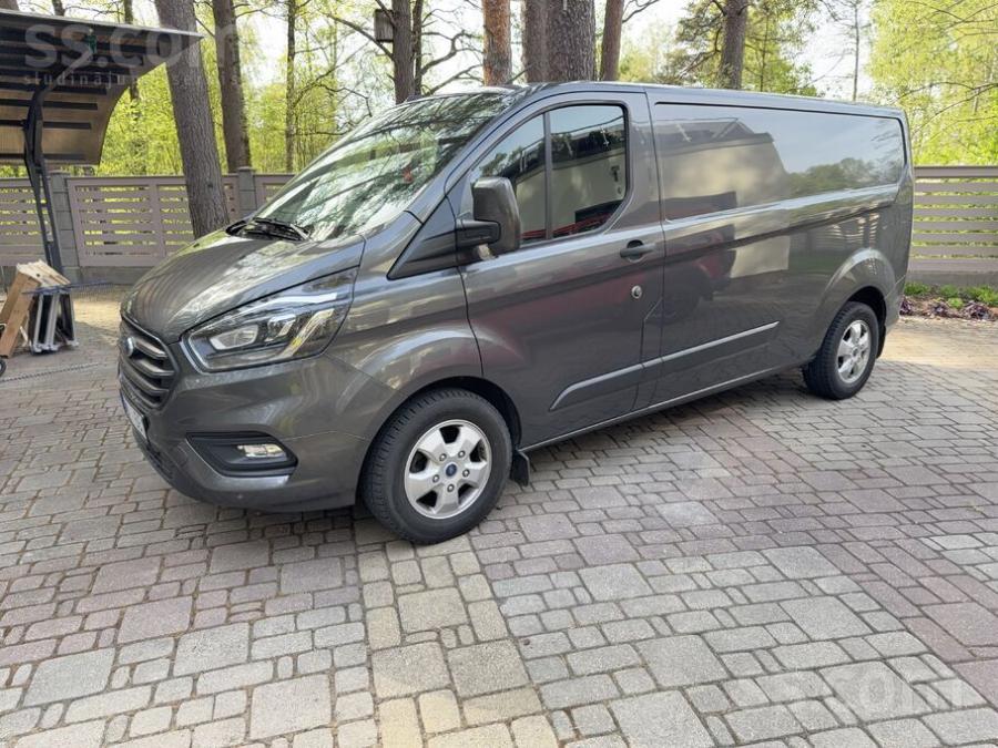 Grey Ford Transit 2024 in Riga, with an engine capacity of 2.00 L and mileage of 58 thousand km for 19000 €, photo 1 on AUTOMOTO.COM.LV