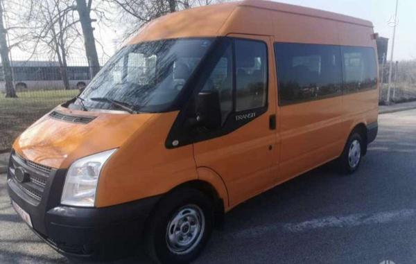Orange Ford Transit 2014 in Kaunas, with an engine capacity of 2.20 L and mileage of 211 thousand km for 8000 €, photo 2 on AUTOMOTO.COM.LV