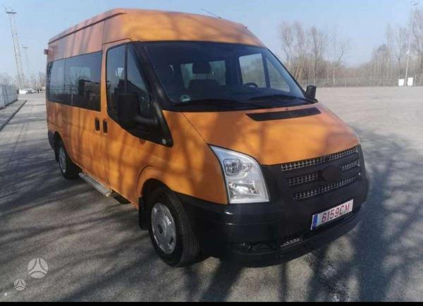 Orange Ford Transit 2014 in Kaunas, with an engine capacity of 2.20 L and mileage of 211 thousand km for 8000 €, photo 6 on AUTOMOTO.COM.LV
