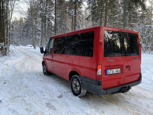 Red Ford Transit 2006 in Vilnius, with an engine capacity of 2.20 L and mileage of 232 thousand km for 4200 €, photo 4 on AUTOMOTO.COM.LV