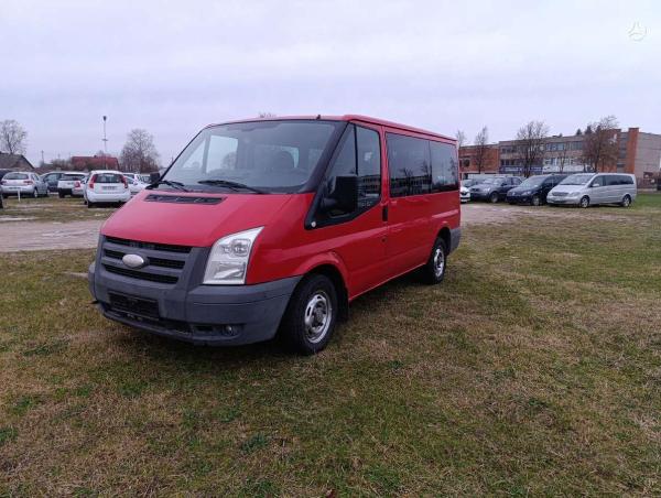 Sarkans Ford Transit 2007 Šilutė, ar dzinēja tilpumu 2.20 L un nobraukumu 33 tūkst. km par 3700 €, foto 1 vietnē AUTOMOTO.COM.LV