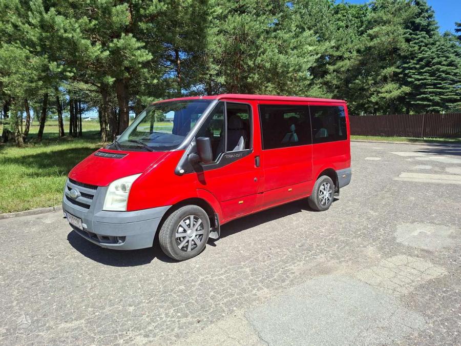 Red Ford Transit 2007 in Silute, with an engine capacity of 2.20 L and mileage of 336 thousand km for 3400 €, photo 1 on AUTOMOTO.COM.LV