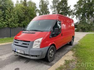 Red Ford Transit 2007 in Riga, with an engine capacity of 2.40 L and mileage of 214 thousand km for 2950 €, photo  on AUTOMOTO.COM.LV