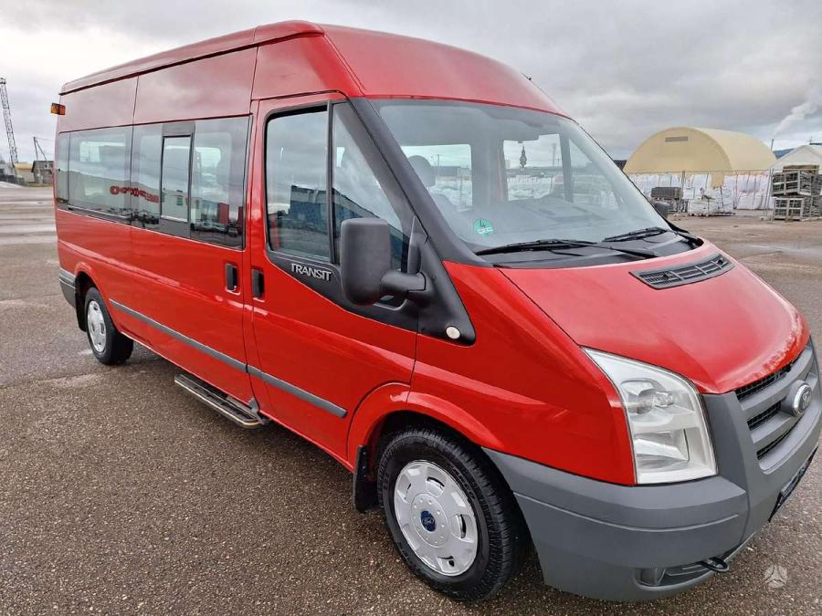 Sarkans Ford Transit 2009 Kauņa, ar dzinēja tilpumu 2.20 L un nobraukumu 308 tūkst. km par 6350 €, foto 8 vietnē AUTOMOTO.COM.LV