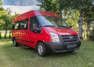 Sarkans Ford Transit 2011 Klaipėda, ar dzinēja tilpumu 2.20 L un nobraukumu 264 tūkst. km par 6500 €, foto  vietnē AUTOMOTO.COM.LV