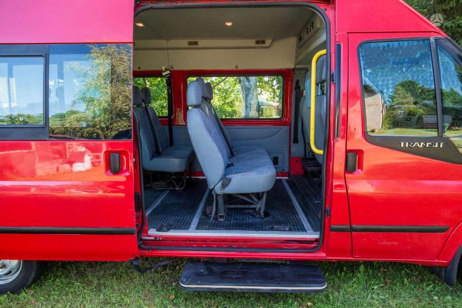 Sarkans Ford Transit 2011 Klaipėda, ar dzinēja tilpumu 2.20 L un nobraukumu 264 tūkst. km par 6500 €, foto 12 vietnē AUTOMOTO.COM.LV