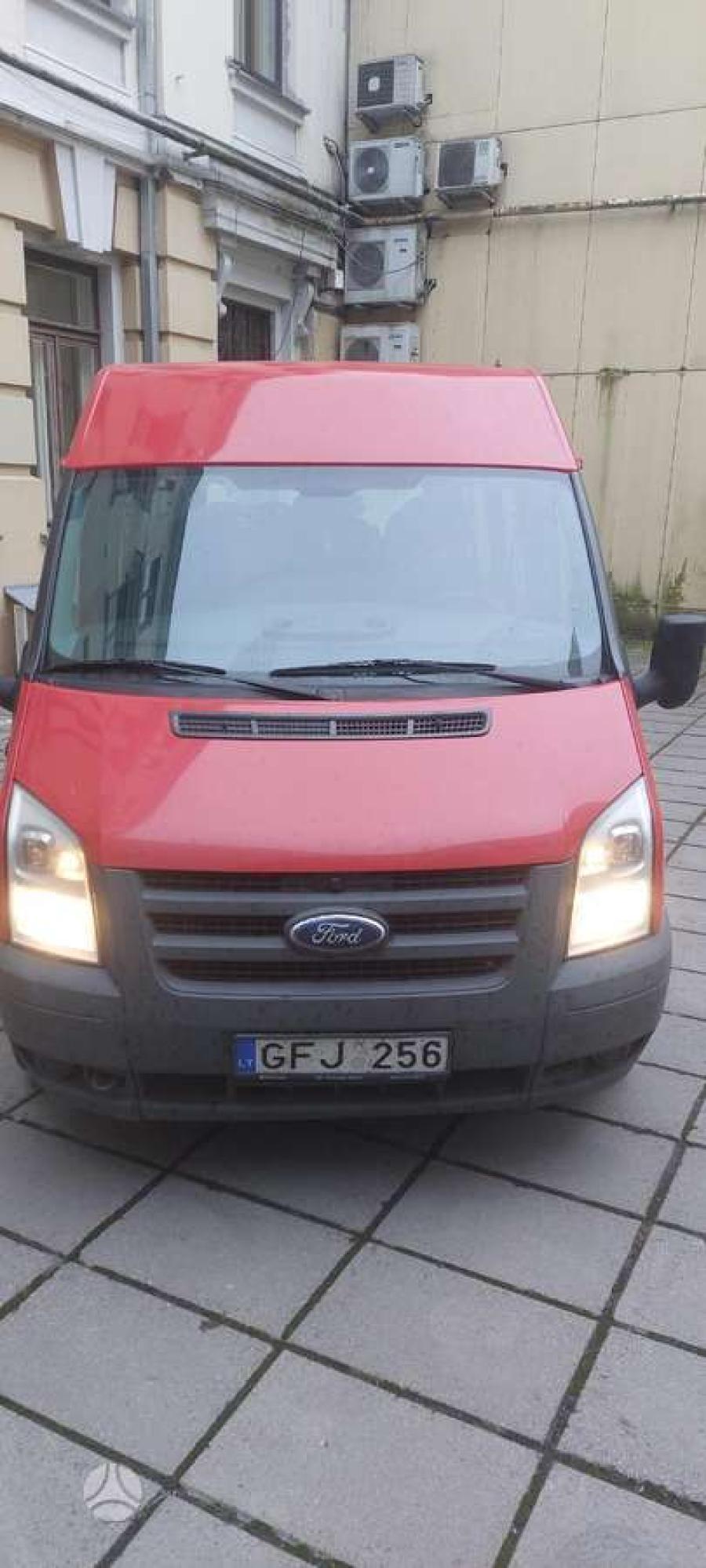 Red Ford Transit 2012 in Kaunas, with an engine capacity of 2.20 L and mileage of 228 thousand km for 3000 €, photo 1 on AUTOMOTO.COM.LV
