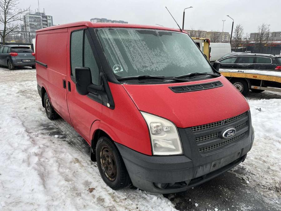 Red Ford Transit 2012 in Vilnius, with an engine capacity of 2.00 L and mileage of 280 thousand km for 2500 €, photo 2 on AUTOMOTO.COM.LV