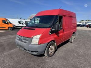Sarkans Ford Transit 2012 Radviliškis, ar dzinēja tilpumu 2.20 L un nobraukumu 264 tūkst. km par 4416 €, foto  vietnē AUTOMOTO.COM.LV