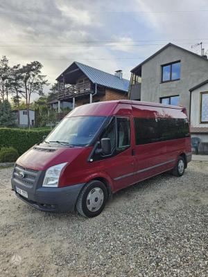 Red Ford Transit 2012 in Kaunas, with an engine capacity of 2.20 L and mileage of 485 thousand km for 7800 €, photo 3 on AUTOMOTO.COM.LV