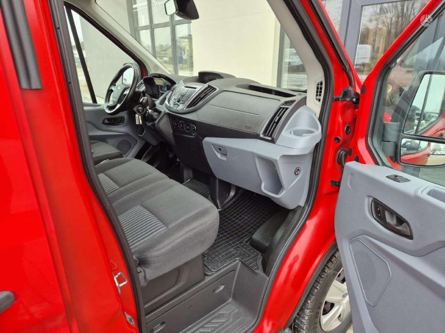 Red Ford Transit 2016 in Marijampole, with an engine capacity of 2.00 L and mileage of 242 thousand km for 13500 €, photo 18 on AUTOMOTO.COM.LV
