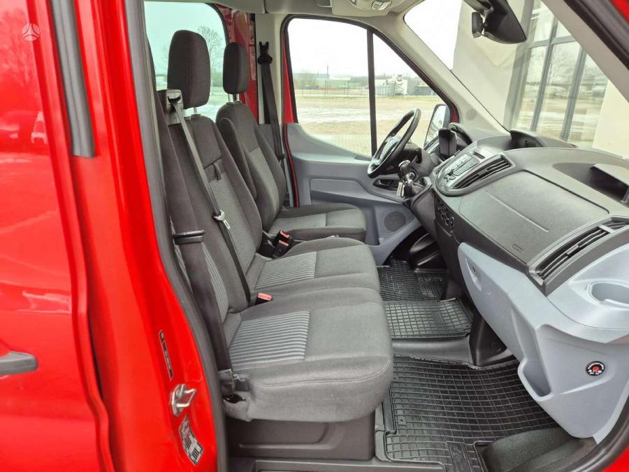 Red Ford Transit 2016 in Marijampole, with an engine capacity of 2.00 L and mileage of 242 thousand km for 13500 €, photo 19 on AUTOMOTO.COM.LV