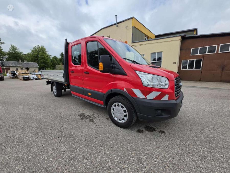 Red Ford Transit 2018 in Moletai, with an engine capacity of 2.00 L and mileage of 165 thousand km for 13900 €, photo 3 on AUTOMOTO.COM.LV