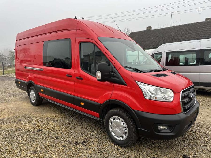 Sarkans Ford Transit 2020 Skaudvilė, ar dzinēja tilpumu 2.00 L un nobraukumu 134 tūkst. km par 12900 €, foto 3 vietnē AUTOMOTO.COM.LV