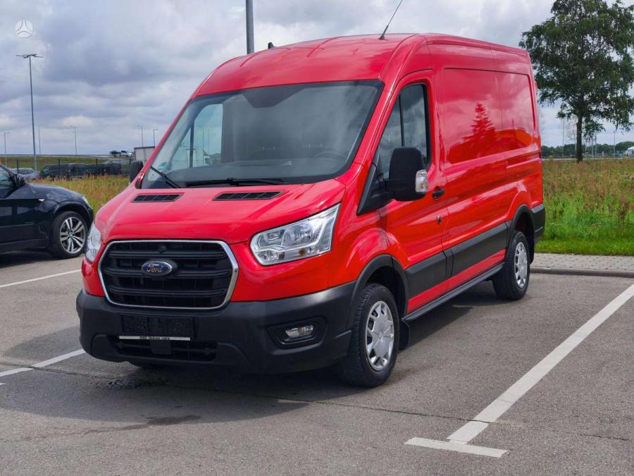 Red Ford Transit 2020 in Marijampole, with an engine capacity of 2.00 L and mileage of 125 thousand km for 15609 €, photo 3 on AUTOMOTO.COM.LV