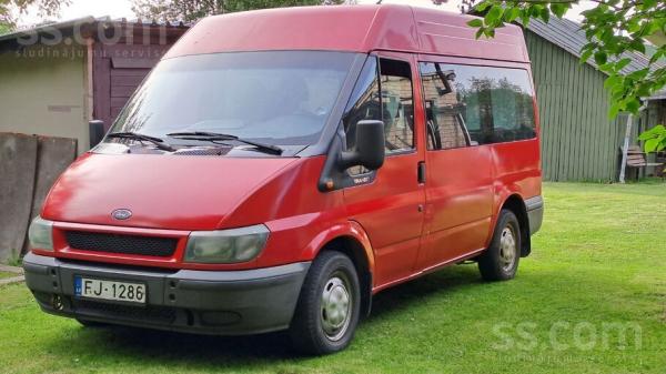 Red Ford Transit 2001 in Kuldiga, with an engine capacity of 2.00 L and mileage of 450 thousand km for 1800 €, photo 2 on AUTOMOTO.COM.LV