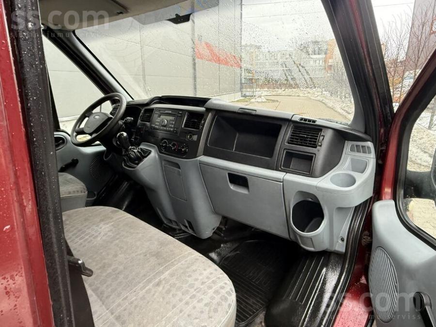 Red Ford Transit 2009 in Riga, with an engine capacity of 2.20 L and mileage of 409 thousand km for 2500 €, photo 14 on AUTOMOTO.COM.LV
