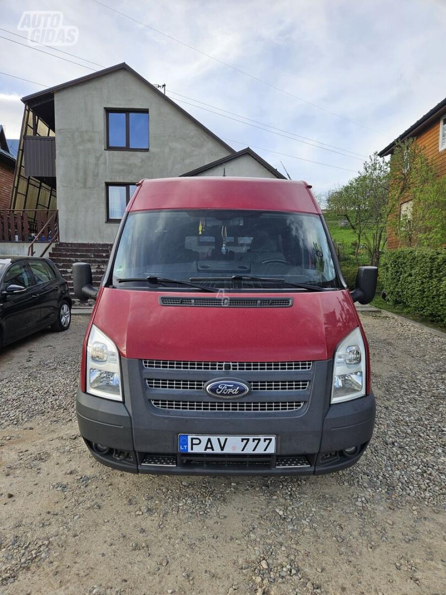 Red Ford Transit 2012 in Kaunas, with an engine capacity of 2.20 L and mileage of 485 thousand km for 7800 €, photo 6 on AUTOMOTO.COM.LV