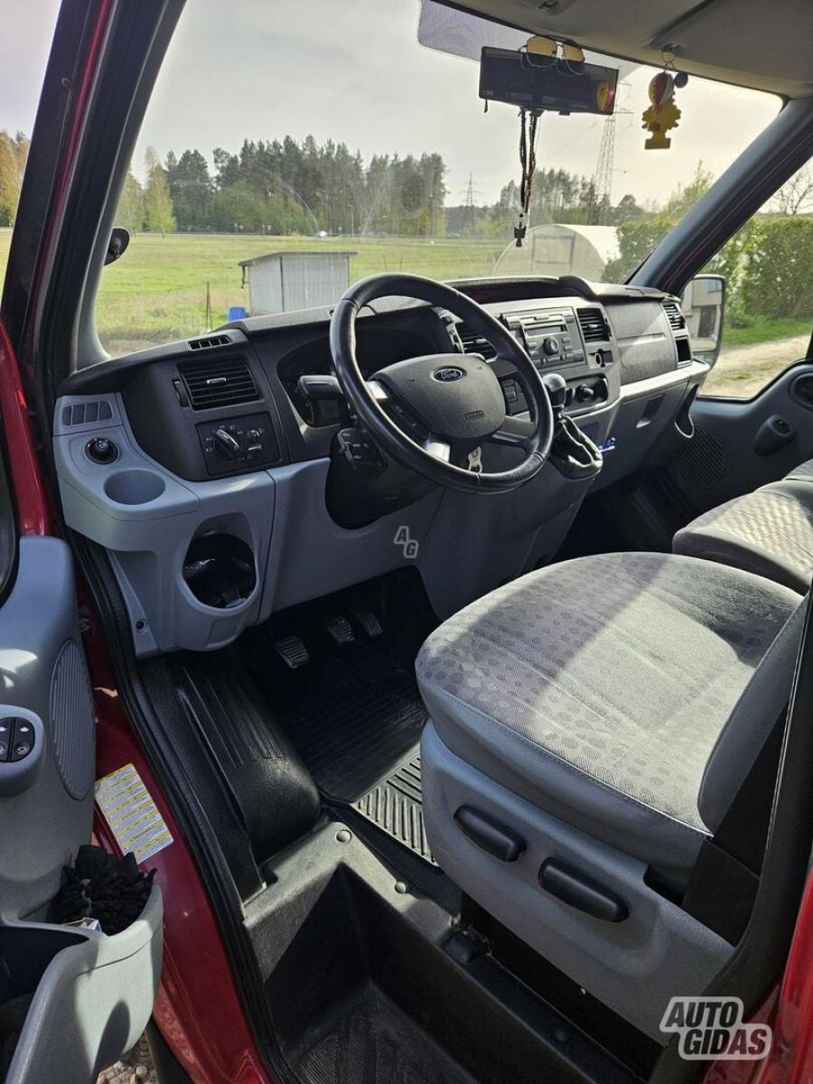 Red Ford Transit 2012 in Kaunas, with an engine capacity of 2.20 L and mileage of 485 thousand km for 7800 €, photo 16 on AUTOMOTO.COM.LV