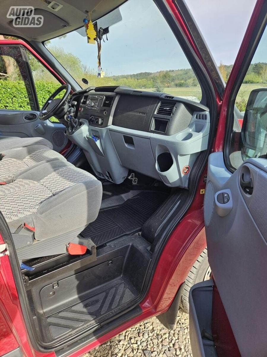 Red Ford Transit 2012 in Kaunas, with an engine capacity of 2.20 L and mileage of 485 thousand km for 7800 €, photo 17 on AUTOMOTO.COM.LV