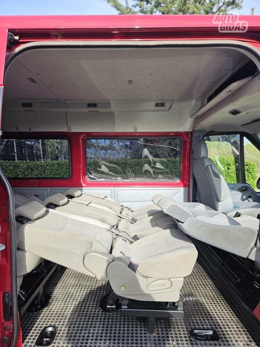 Red Ford Transit 2012 in Kaunas, with an engine capacity of 2.20 L and mileage of 485 thousand km for 7800 €, photo 24 on AUTOMOTO.COM.LV
