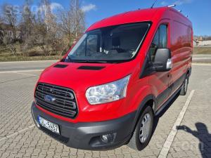Red Ford Transit 2017 in Saldus, with an engine capacity of 2.00 L and mileage of 142 thousand km for 11350 €, photo  on AUTOMOTO.COM.LV