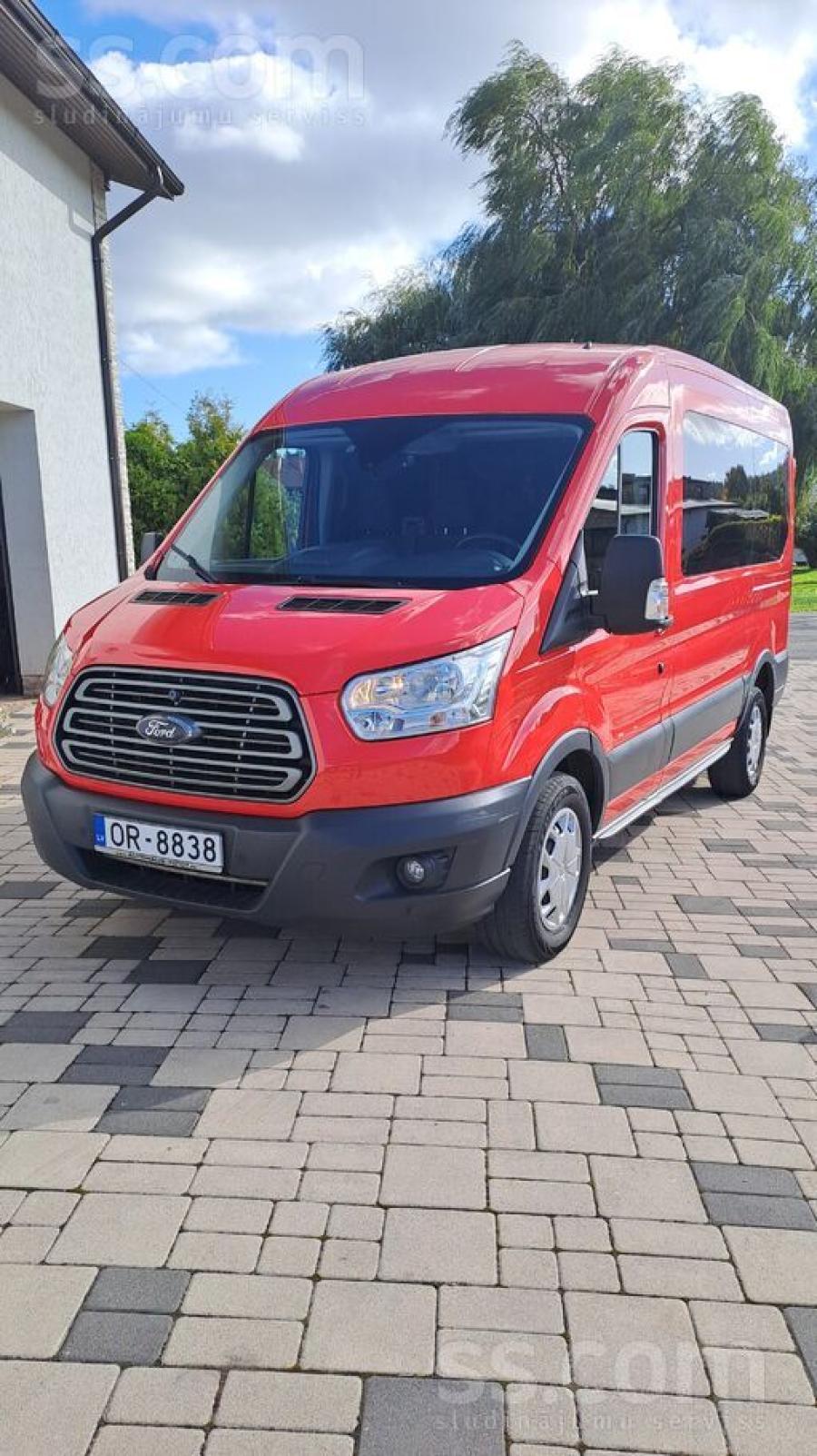 Sarkans Ford Transit 2018 Tukums, ar dzinēja tilpumu 2.00 L un nobraukumu 266 tūkst. km par 13800 €, foto 1 vietnē AUTOMOTO.COM.LV