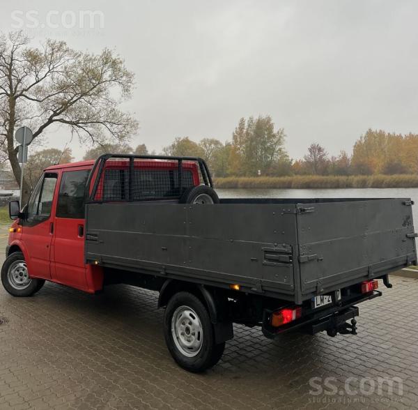 Red Ford Transit 2007 in Liepaja, with an engine capacity of 2.40 L and mileage of 240 thousand km for 4900 €, photo 3 on AUTOMOTO.COM.LV