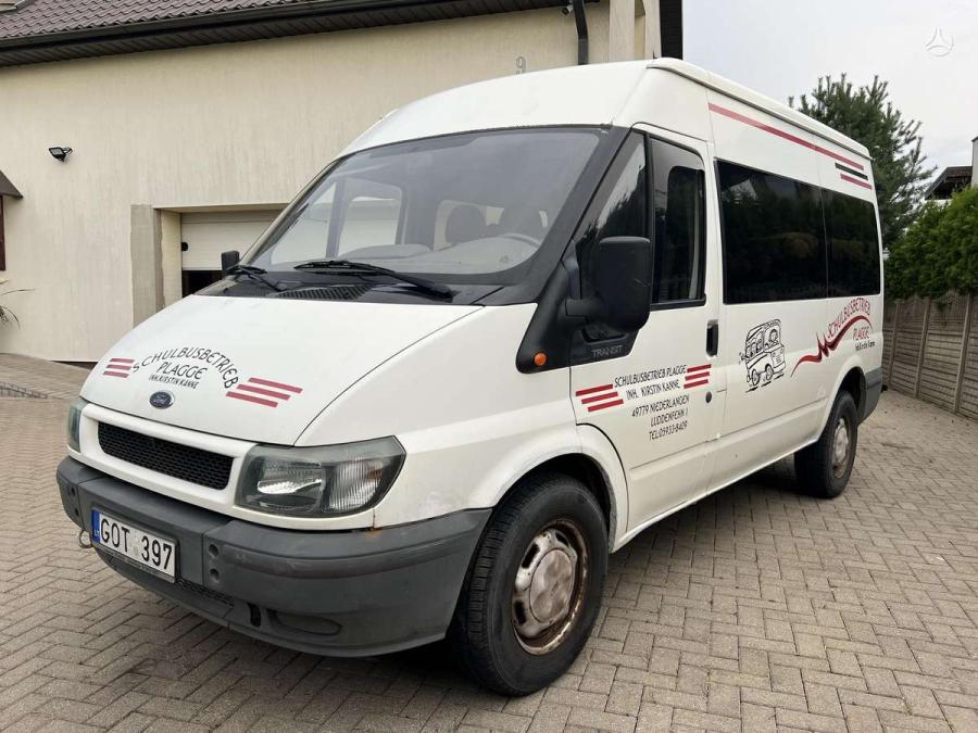 White Ford Transit 2002 in Vilnius, with an engine capacity of 2.40 L and mileage of 245 thousand km for 2200 €, photo 1 on AUTOMOTO.COM.LV