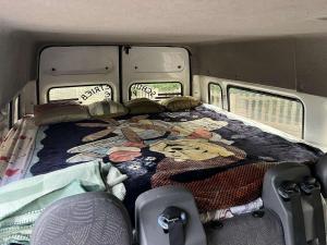 White Ford Transit 2002 in Vilnius, with an engine capacity of 2.40 L and mileage of 245 thousand km for 2200 €, photo 13 on AUTOMOTO.COM.LV
