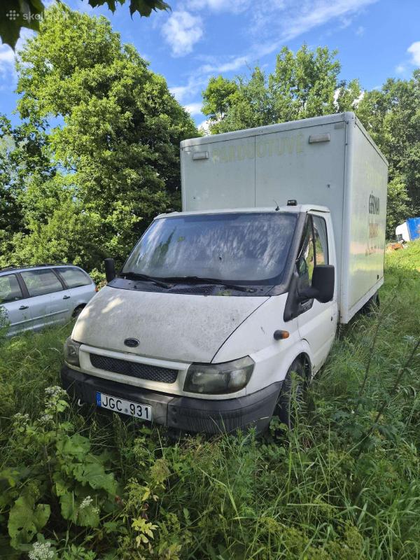 White Ford Transit 2005 in Alytus, with an engine capacity of 2.40 L and mileage of 1 thousand km for 3500 €, photo 1 on AUTOMOTO.COM.LV
