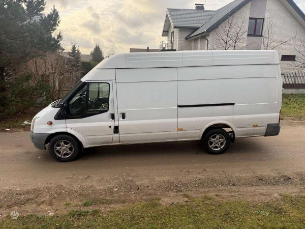 White Ford Transit 2007 in Klaipeda, with an engine capacity of 2.40 L and mileage of 195 thousand km for 2800 €, photo 7 on AUTOMOTO.COM.LV