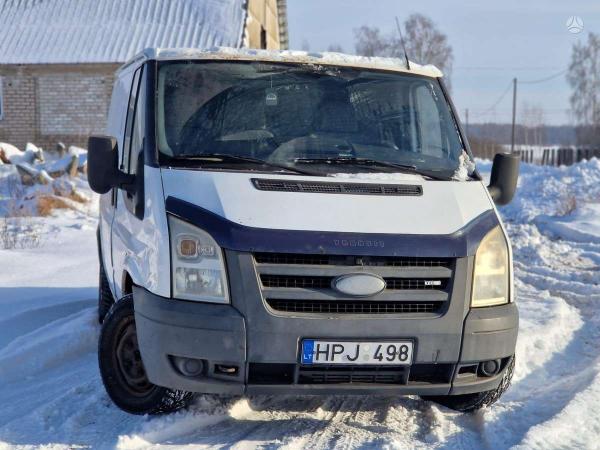 White Ford Transit 2007 in Vilnius, with an engine capacity of 2.20 L and mileage of 279 thousand km for 1400 €, photo 6 on AUTOMOTO.COM.LV