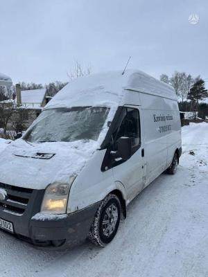 White Ford Transit 2007 in Mazeikiai, with an engine capacity of 2.20 L and mileage of 189 thousand km for 2400 €, photo  on AUTOMOTO.COM.LV