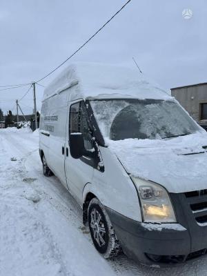 White Ford Transit 2007 in Mazeikiai, with an engine capacity of 2.20 L and mileage of 189 thousand km for 2400 €, photo 2 on AUTOMOTO.COM.LV